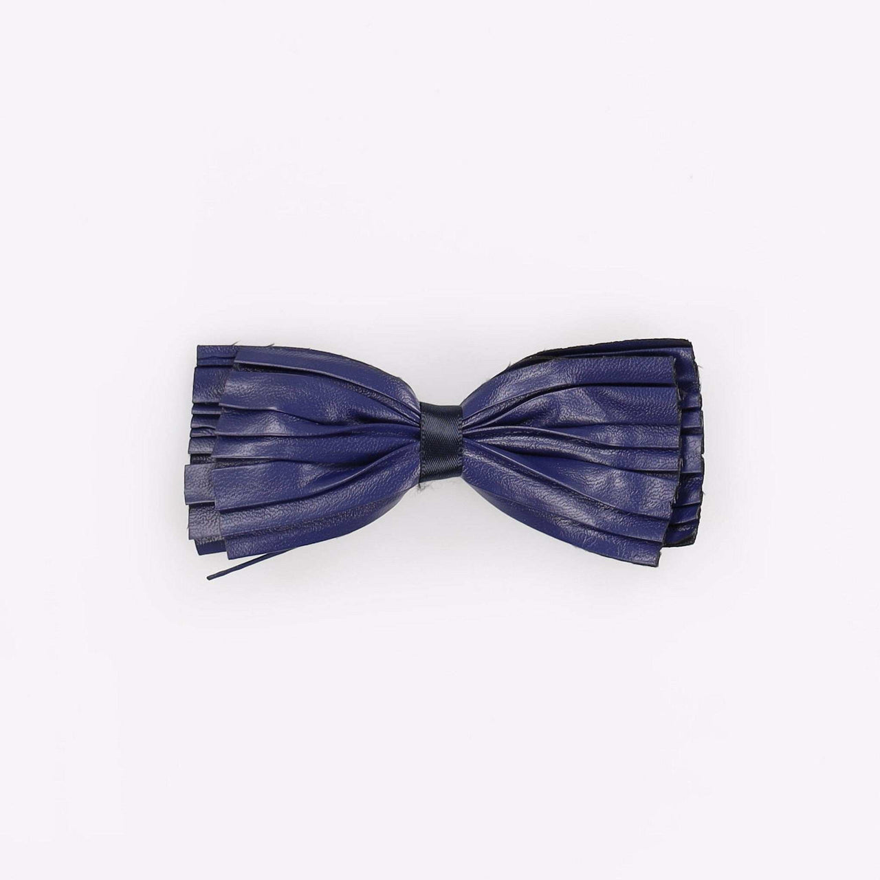 Pleated PU Bow Clip – Kidichic